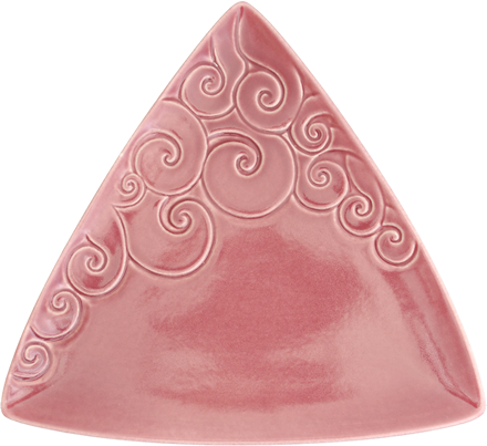 Tri-plate Koru - Steiner Ceramics - Handmade Ceramics in New Zealand