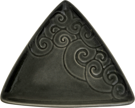 Tri-plate Koru - Steiner Ceramics - Handmade Ceramics in New Zealand